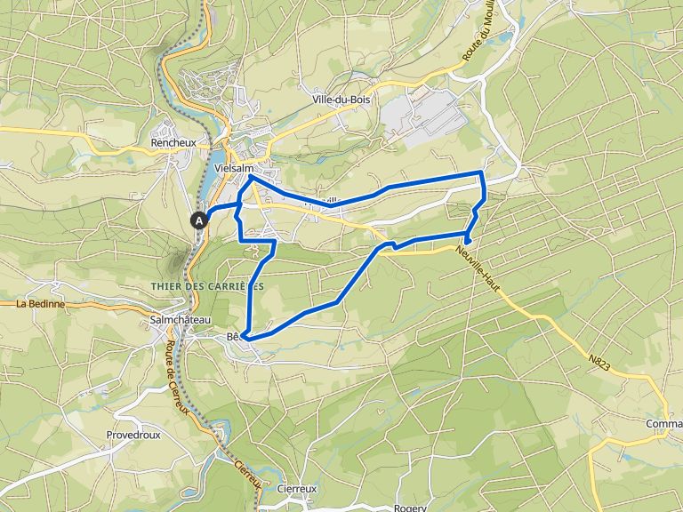 Vue sur Beche – So Bêchefa Rondje vanuit Vielsalm | wandeling | Komoot